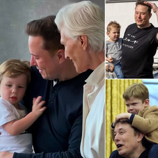 Elon Musk With Mother Maye Musk And Son Lil X: The Family Relationship ...
