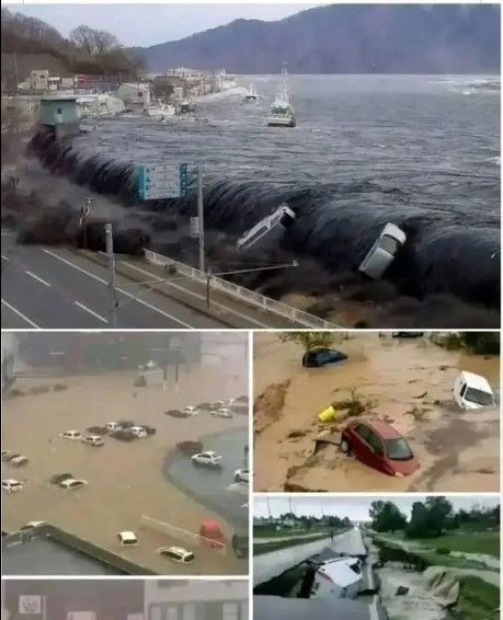 A magnitude 9.1 earthquake also caused a tsunami in the city of - Amazing